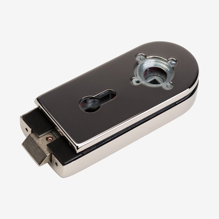 DORMA-Glas Studio Rondo patch lock with rose for 8-10mm glass (PSS ...